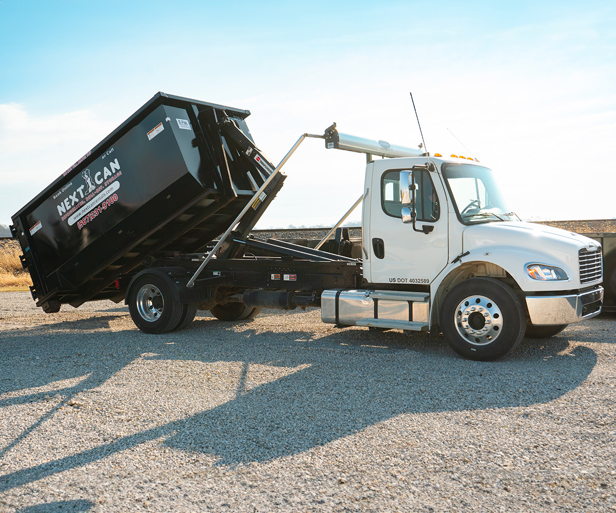 Dumpster Delivery & Process | Marion, OH | Next Can Rentals